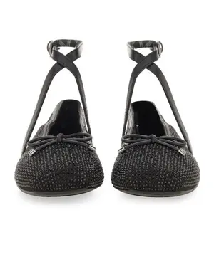 Michael Kors Bow-detailed Ballerinas