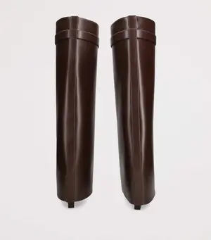 Givenchy Leather Shark Knee-high Boots 95