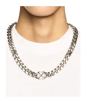 Off-White Arrow Chain-linked Necklace