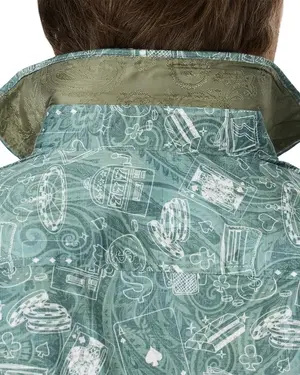 Robert Graham The Vault Short Sleeve Cotton Stretch Shirt