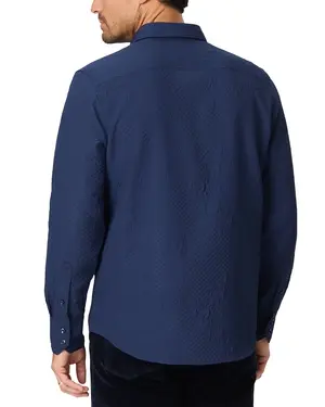 Robert Graham Devonshire Long Sleeve Woven Shirt - Navy
