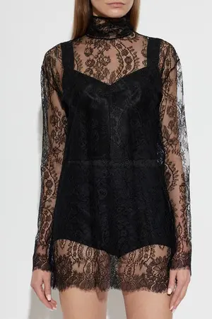 Dolce & Gabbana Lace Long-sleeve Top