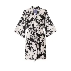 AYJE Albeon Short Robe - Black