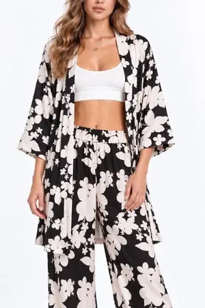 AYJE Albeon Short Robe - Black