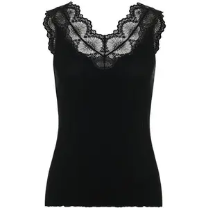 AYJE Dahlia Lace-detail Camisole - Black