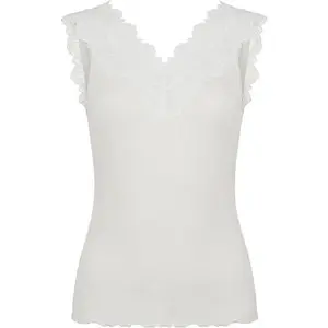 AYJE Dahlia Lace-detail Camisole - White