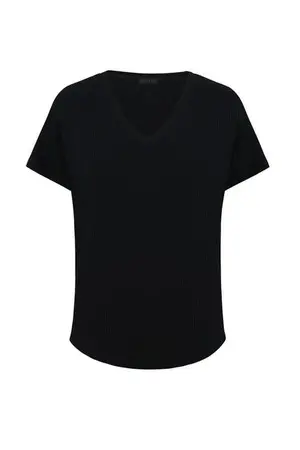 AYJE Ultra Comfort V Neck T-shirt - Black