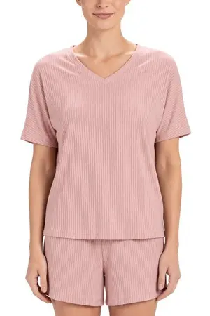 AYJE Ultra Comfort V Neck T-shirt - Pink