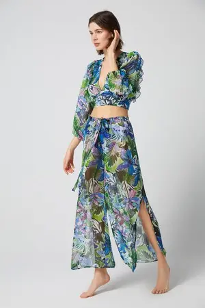 AYJE Flowers Anemon Pants - Blue
