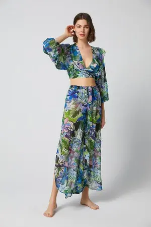 AYJE Flowers Anemon Pants - Blue
