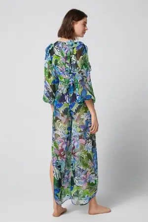 AYJE Flowers Anemon Pants - Blue