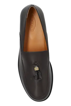 TOD'S Leather Loafers With Tassel By