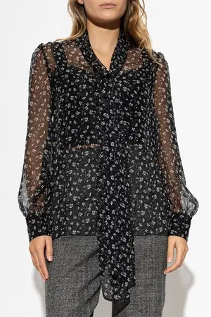 Dolce & Gabbana Silk Floral Motif Shirt
