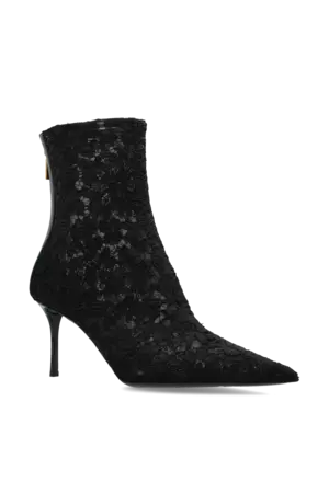 Dolce & Gabbana Lace Stiletto Ankle Boots