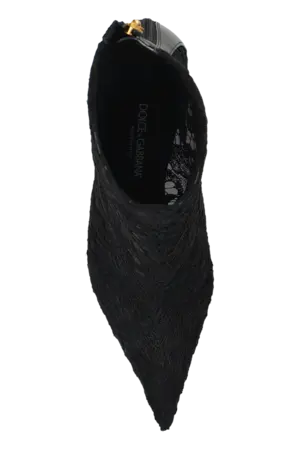 Dolce & Gabbana Lace Stiletto Ankle Boots