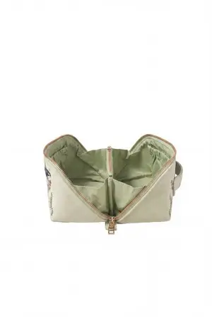 ELIZABETH SCARLETT Wild Orcas Open Flat Makeup Bag