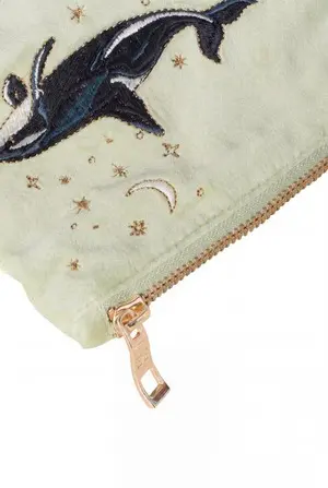 ELIZABETH SCARLETT Wild Orcas Everyday Pouch