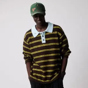 MARC NOLAN Clubhouse Striped Polo