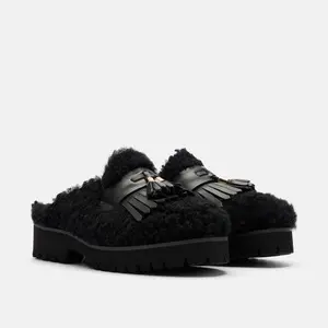 MARC NOLAN Hollis Tassel Mule - Black