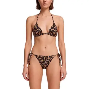 AYJE Triangle Top & Bikini Bottom - Leopard