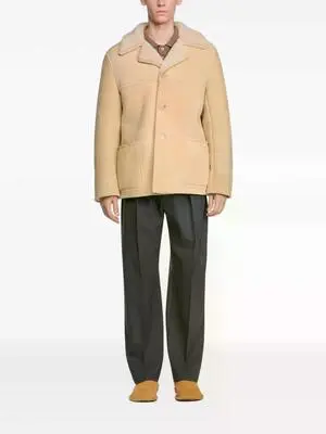 Sandro Shearling Leather Jacket