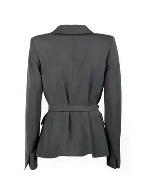 EMME Belted Double-breasted Blazer