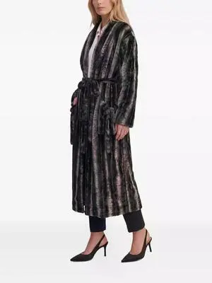 FENDI Belted Faux-fur Coat