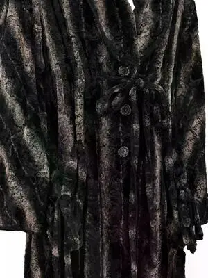 Fendi Belted Faux-fur Coat
