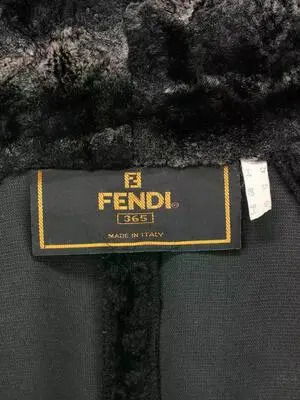 Fendi Belted Faux-fur Coat