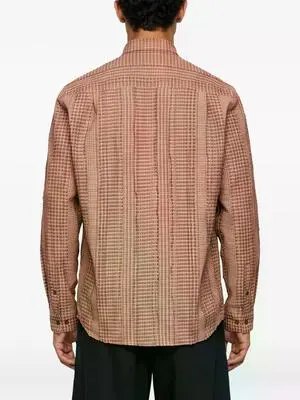 You Must Create Check-pattern Seersucker Shirt