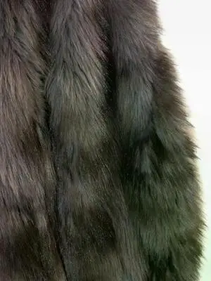 SWORD 6644 Oversized Faux-fur Coat