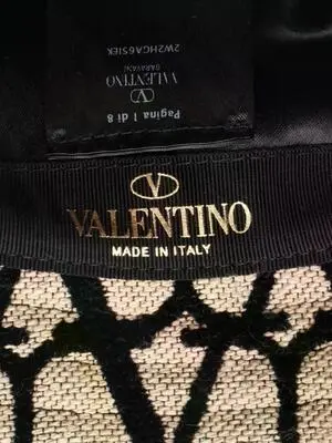 Valentino Garavani 2010s Toile Iconograph Bucket Hat