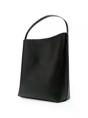 Sandro Leather Messenger Bag