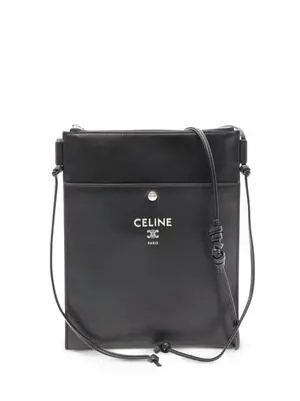 Celine Sharp Take Away Pouch Cross Body Bag - Black