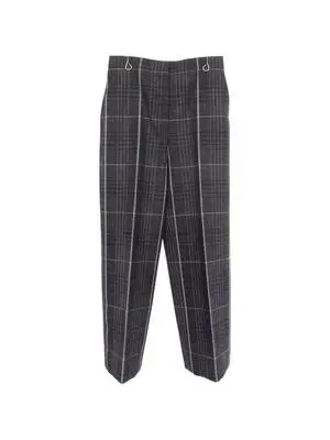 Dior 2010s Plaid Trousers - Grey