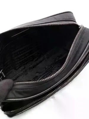 Prada Re-nylon Saffiano Leather Shoulder Bag