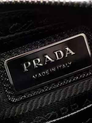 Prada Re-nylon Saffiano Leather Shoulder Bag