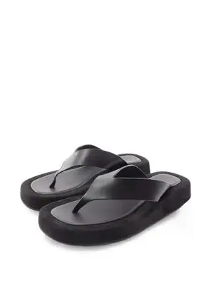 THE ROW 2010s Ginza Thong Sandals - Black