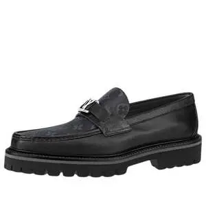 LOUIS VUITTON Major Loafers Monogram - Black