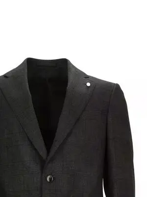 LUIGI BIANCHI Drop 7 Check-pattern Suit