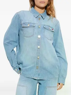 Baum Und Pferdgarten Melobu Heart-motif Denim Shirt