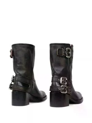 Chloé Dakota Buckle-detail Biker Boots