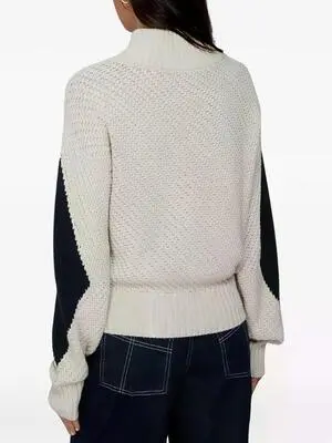 Autumn Cashmere High-neck Zip-up Cardigan