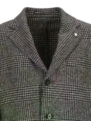LUIGI BIANCHI Prince Of Wales Check Blazer