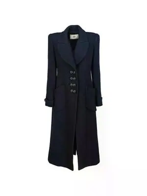 Fendi Double-breasted Coat - Blue