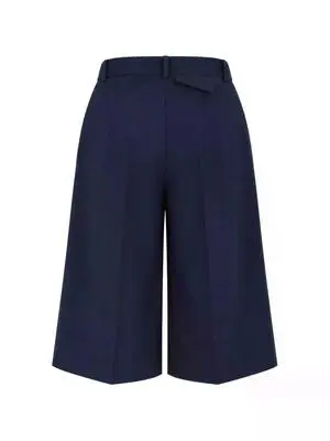 VICOLO Pleated Tailored Knee-length Shorts