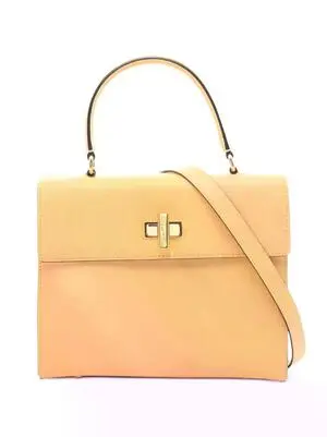 Celine 2010s Turn-lock Two-way Handbag - Yellow