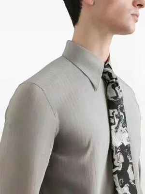 Dolce & Gabbana Gold Silk Shirt