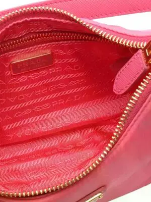 Prada 2020s Logo-plaque Handbag - Pink