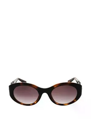 Guess Oval-frame Sunglasses - Brown